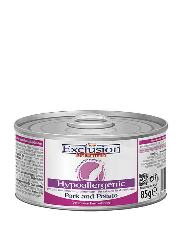 HYPOALLERGENICCAT PORK AND POTATO - Exclusion